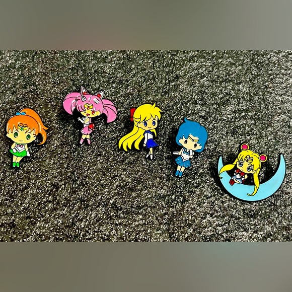 Jewelry Sailor Moon Enamel Pins Set Adorable Anime Accessories For